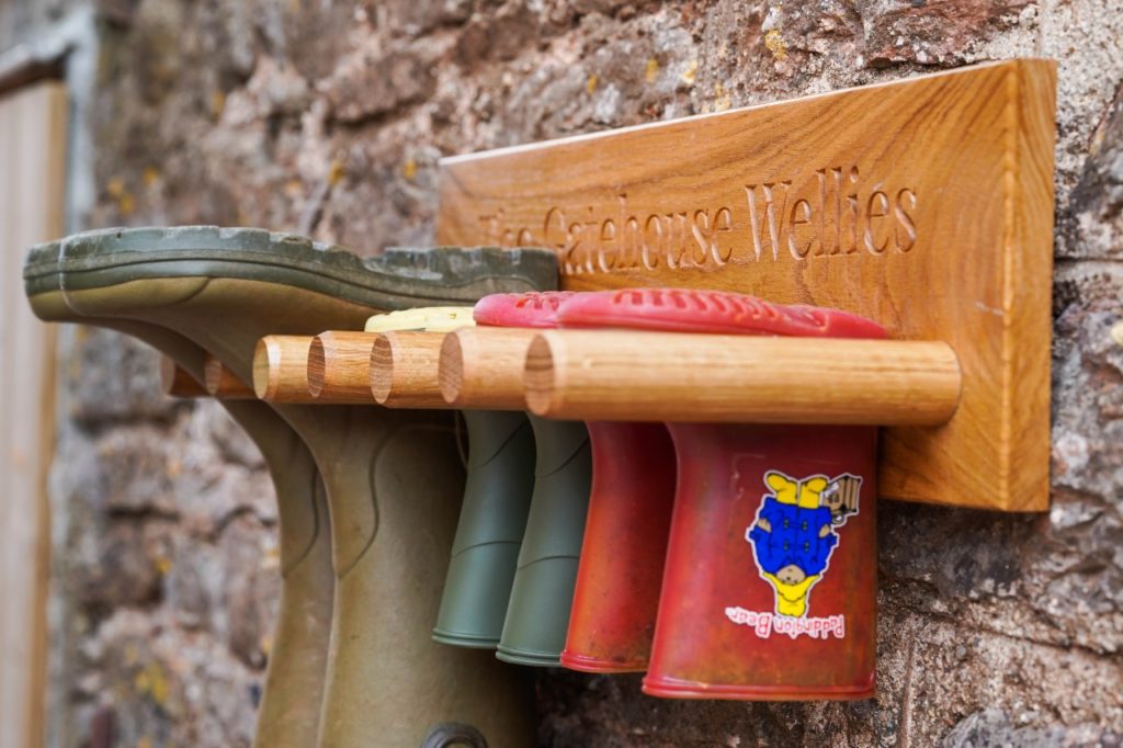 Welly Boot Rack | Wood, Metal & Painted Directional Signs Nationwide ️ ...